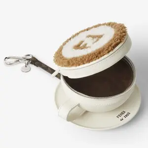 Fendi Cappuccino Cup Bag Charm