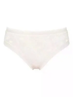 ERES Tisane Floral-lace Thong - White