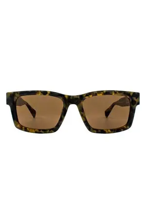 ALLSAINTS Aden 54mm Square Sunglasses - Camo Tort