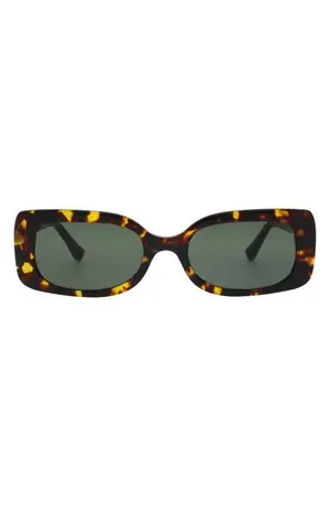 FLORENCE BY MILLS 52mm Rectangular Sunglasses - Tort