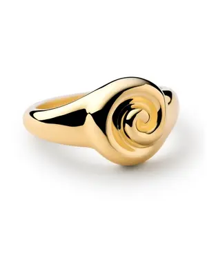 ANA LUISA Ariel Signet Ring
