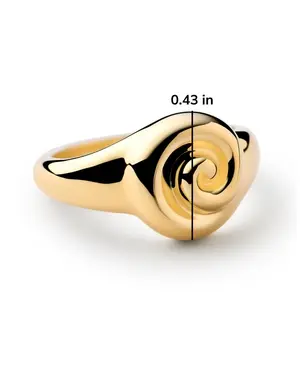 ANA LUISA Ariel Signet Ring