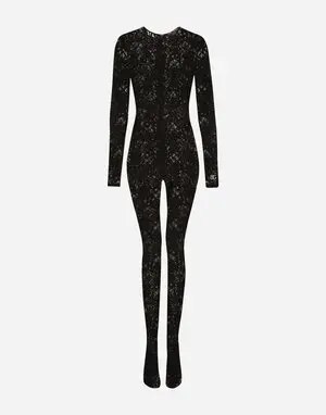 Dolce & Gabbana Lace Jumpsuit - Black