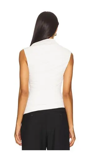 NICHOLAS Callie Asymmetrical Ruched Top