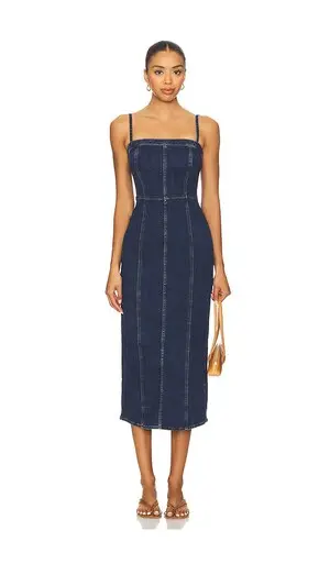 LEVI'S Seamed Bustier Dress