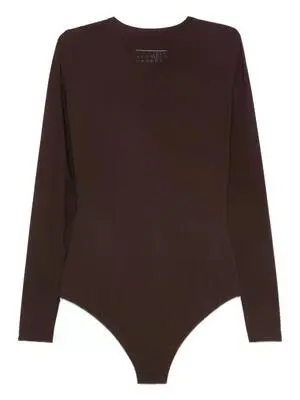 MAISON MARGIELA Long-sleeved Bodysuit - Brown