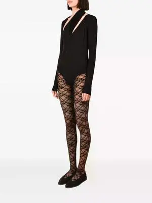 IOANA CIOLACU Brody Lace-patterned Tights