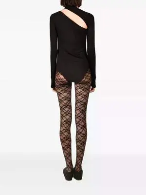 IOANA CIOLACU Brody Lace-patterned Tights