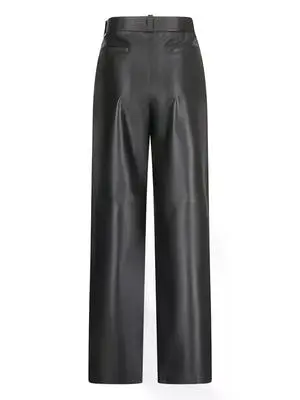 DESA 1972 Leather High-waisted Trousers