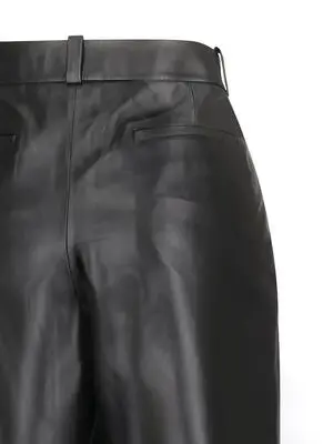 DESA 1972 Leather High-waisted Trousers