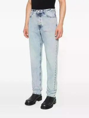 JIL SANDER Logo-patch Cotton Jeans