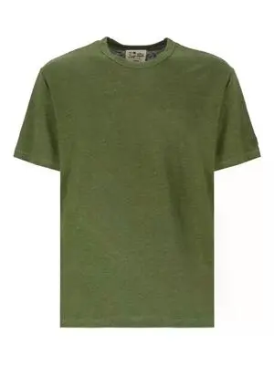 MC2 SAINT BARTH Linen Round-neck T-shirt - Green
