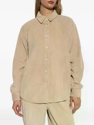 American Vintage Padow Corduroy Button-down Shirt - Neutrals