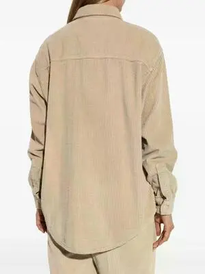 American Vintage Padow Corduroy Button-down Shirt - Neutrals