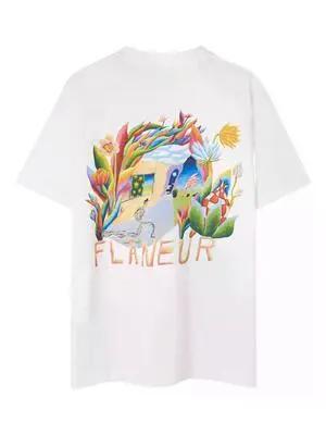 FLANEUR Logo-print T-shirt