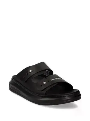 Karl Lagerfeld Leather Slides