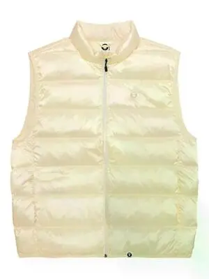 AAPE BY *A BATHING APE® Quilted Logo-plaque Gilet - Neutrals