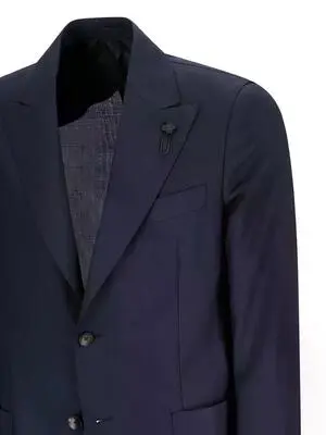 LARDINI Single-breasted Patch-pocket Jacket
