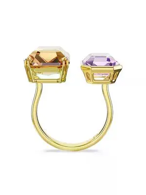 SWAROVSKI Millenia Emerald-cut Gemstone Open Ring - Gold