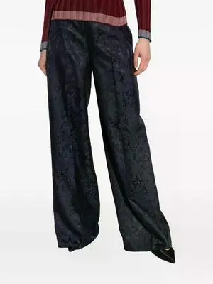 Etro Damask-pattern Straight Trousers