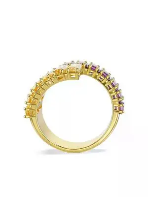 SWAROVSKI Matrix Baguette-cut Ring - Gold