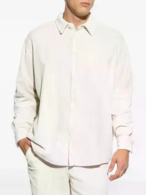American Vintage Corduroy Long-sleeve Shirt - Neutrals