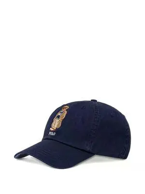 Polo Ralph Lauren Bear-embroidered Baseball Cap - Blue