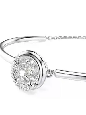 SWAROVSKI Dextera Crystal-embellished Bangle Bracelet - Silver
