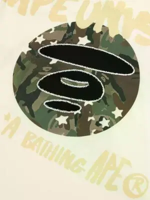 AAPE BY *A BATHING APE Star-detail Camo-print Long-sleeved Sweatshirt