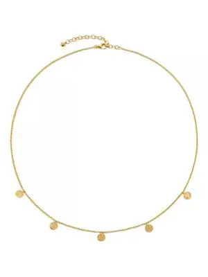 Monica Vinader Siren Muse Station Necklace - Gold