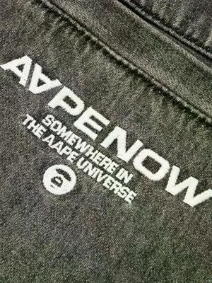 AAPE BY *A BATHING APE® Ape Now Logo Jeans