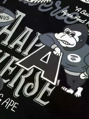 AAPE BY *A BATHING APE Ape University-style T-shirt