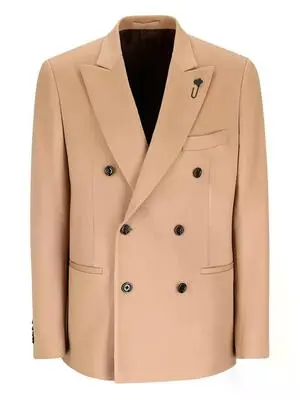 LARDINI Double-breasted Peak-lapel Jacket