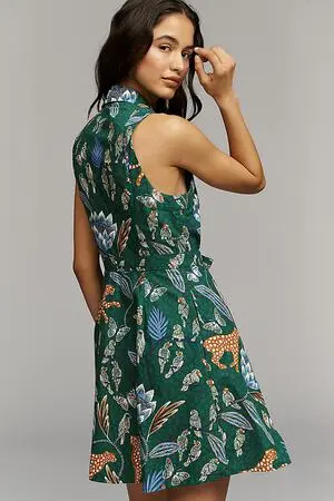 Maeve Naomi Wilkson Fit & Flare Mini Shirt Dress