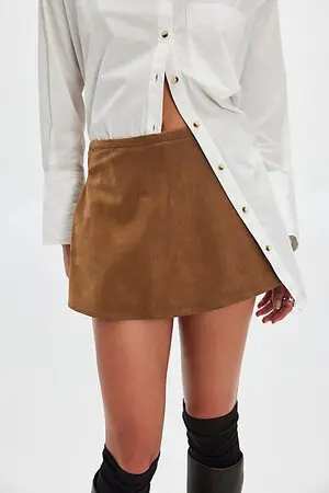 Free People We The Free Paradise Found Skort - Caramel Cafe