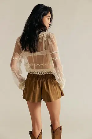 Free People We The Free Paradise Found Skort - Caramel Cafe