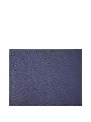FERRAGAMO Gancini Leather Cardholder - Grey