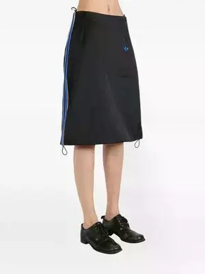 Adidas Satin Stripe-detail Skirt