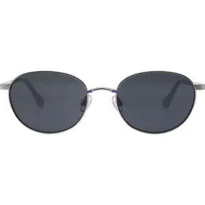 FLORENCE BY MILLS 51mm Oval Sunglasses - Silver