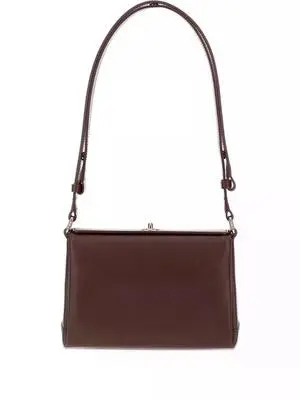 Plan C Leather Shoulder Bag - Red