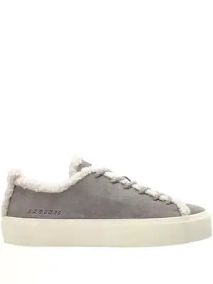 Inuikii Suede Sneakers With Shearling Trim