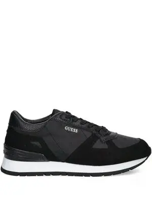 Guess Lace-up Panelled Trainers