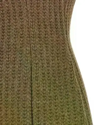 Giuseppe Di Morabito Cable-knit Mini Dress With Flower Detail