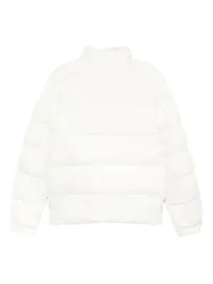 Moncler Quilted Jacket With Stripe Detail