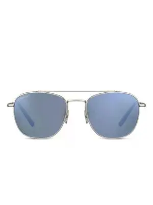 SERENGETI EYEWEAR Carroll Double-bridge Sunglasses - Silver
