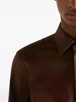 Prada Classic-collar Cotton Shirt