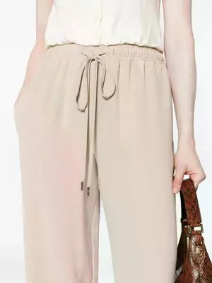 Ermanno Scervino Drawstring Wide-leg Trousers - Neutrals