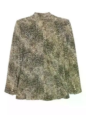Elie Saab Animalier-print Blazer