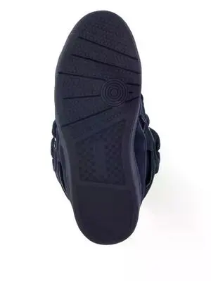 LANVIN Curb Lace-up Sneakers - Blue