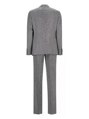 LARDINI Notched Houndstooth Suit